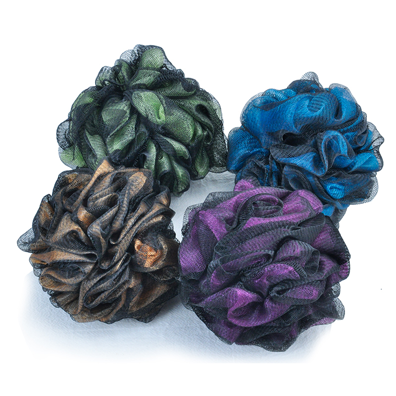 Multi Color Bath Puffs Body Scrub Loofahs Bath Sponge TJ141 - Buy Multi ...